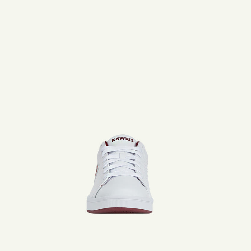 Court Shield Men's Shoes - White/Bruschetta/Cabernet – K-Swiss Philippines
